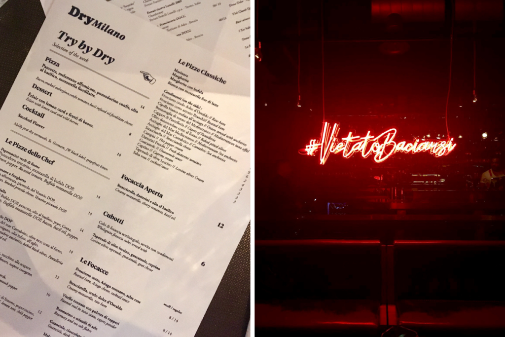 Cocktail e pizza (premiata) da Dry Milano in via Solferino - Milan ...