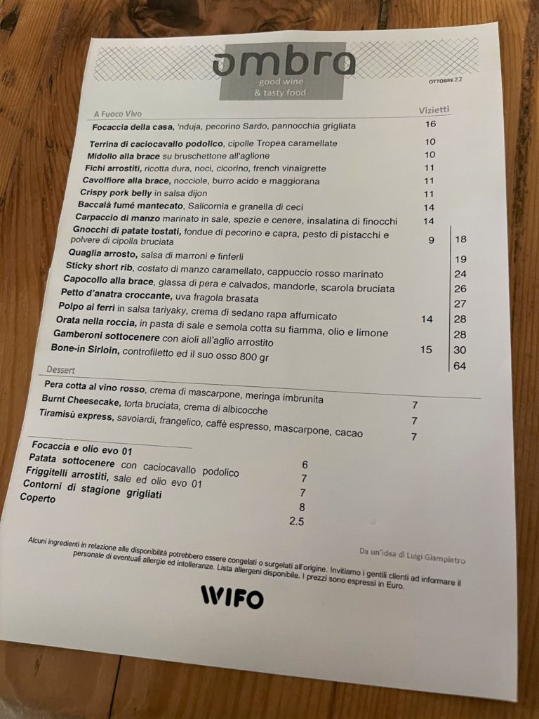 Barbecue romantico da Ombra a Milano: recensione - Milan Foodie Insider